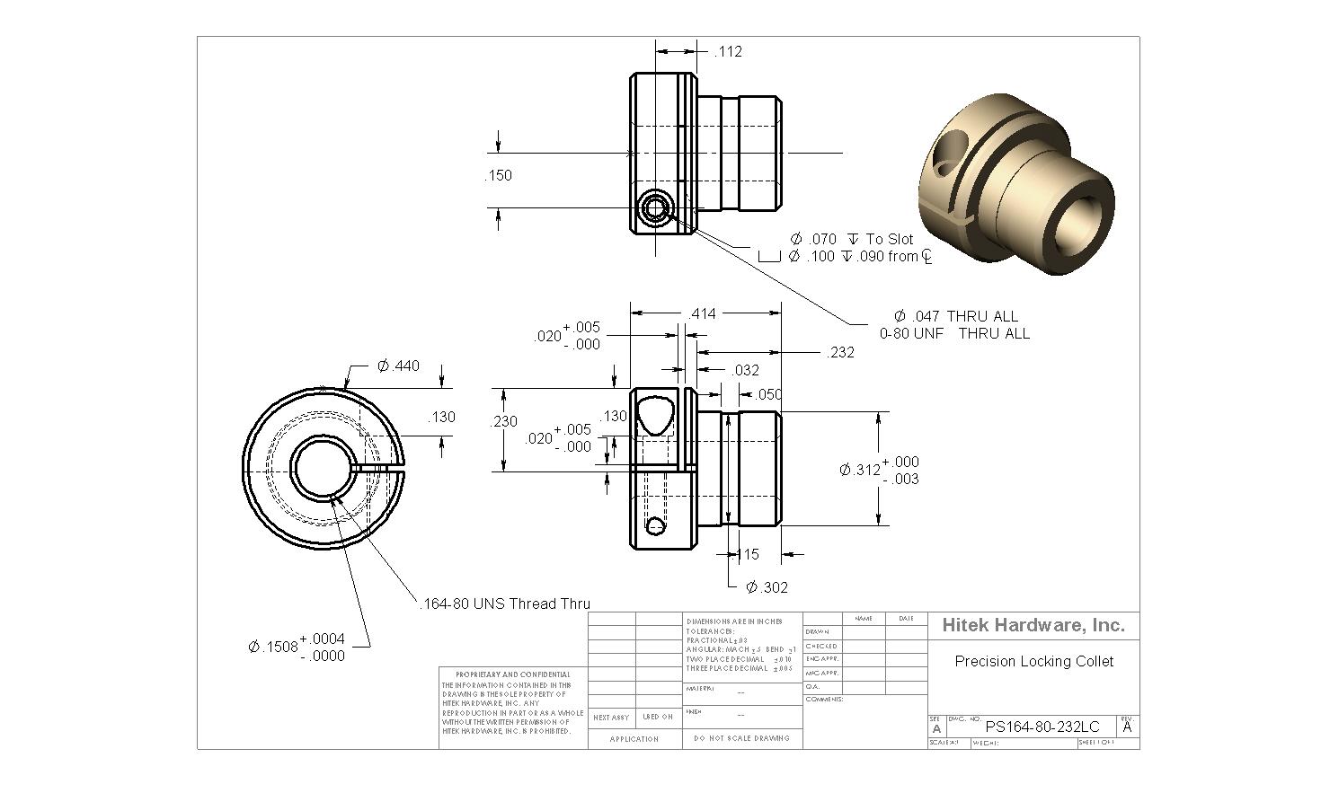 Precision Locking Collet
